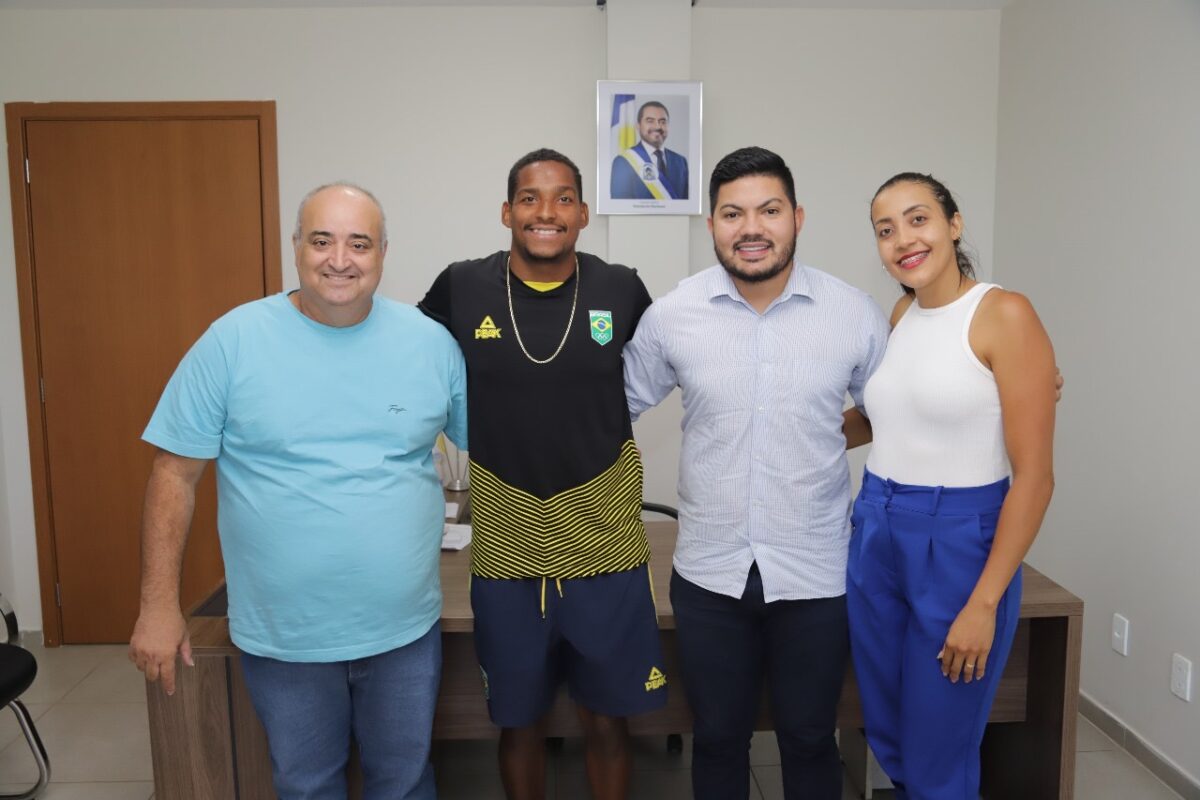Governo do Tocantins recebe Jacky Goldmann, atleta finalista dos Jogos ...